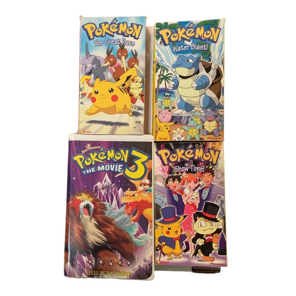 Pokemon | Media | Pokemon Vhs Bundle 4 Movies | Poshmark